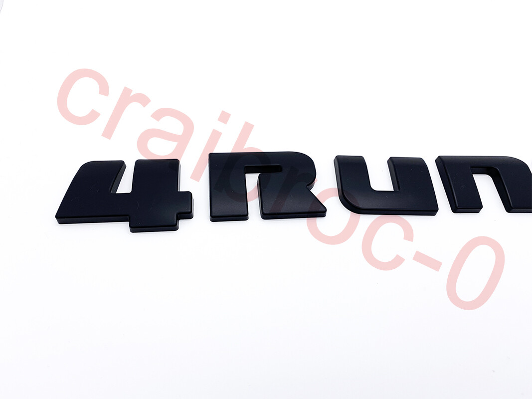 2015 Toyota 4runner Black Emblems