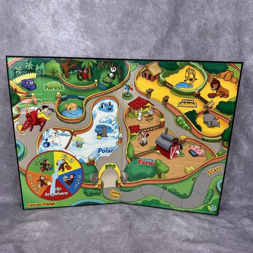 Curious George:Hide And Seek Zoo Replacement Game Board | eBay
