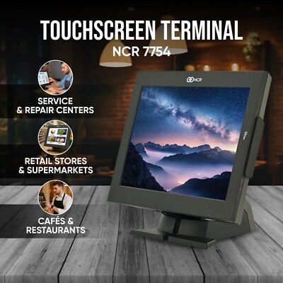 💲 NCR 7754 POS Touchscreen Computer for Restaurant Bar Cafeteria 6-mo ...