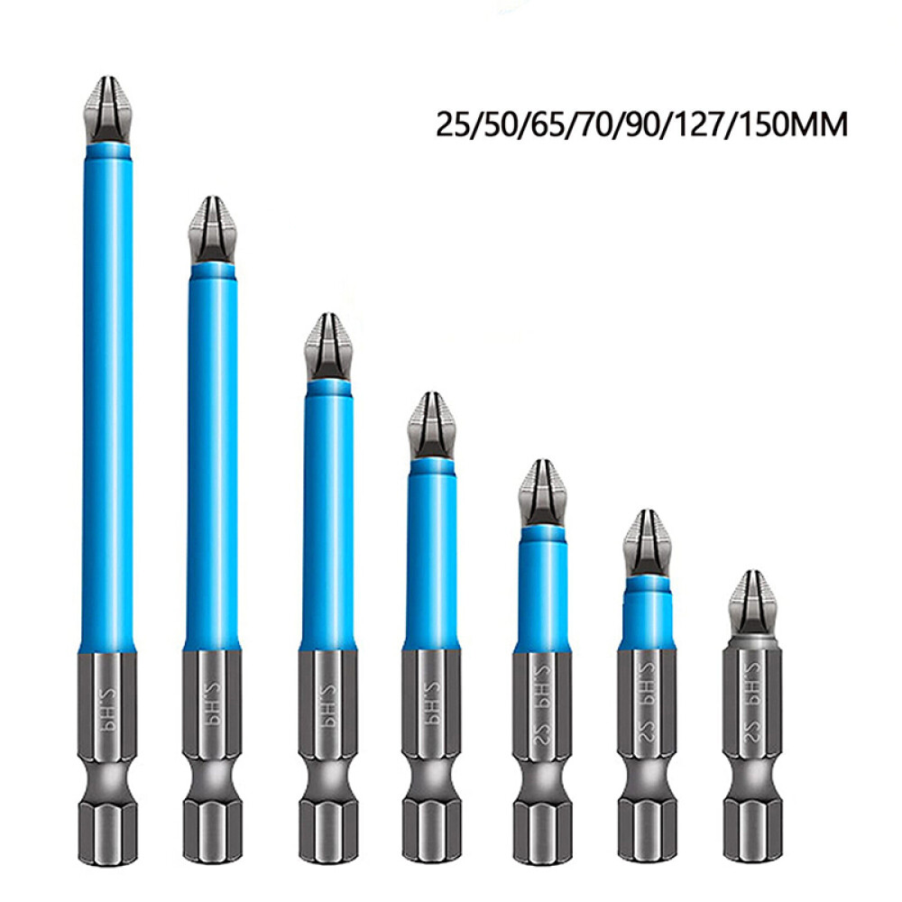 7 Pcs Magnetic Anti-Slip Drill Bit PH2 Cross Bits Set Screwdriver 25mm ...