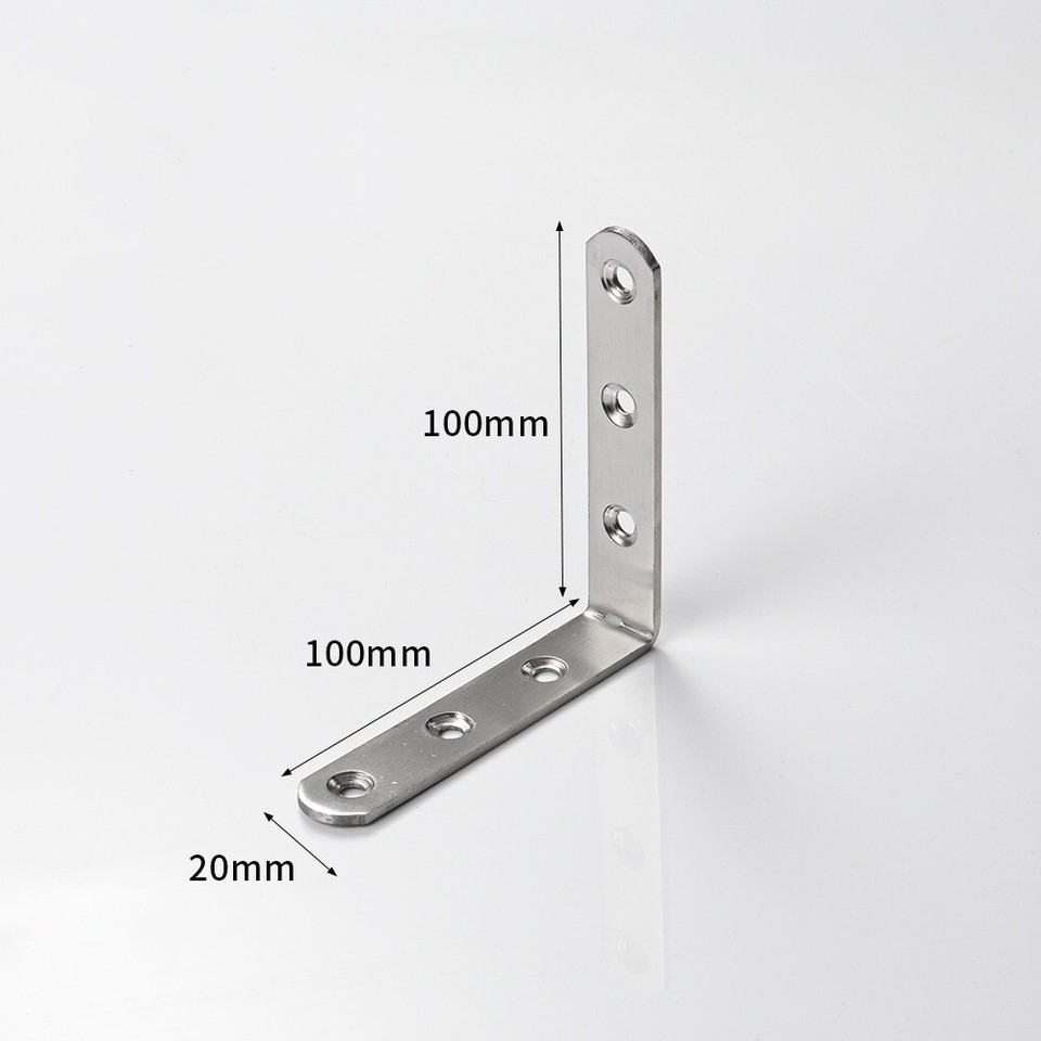 Quality Corner Braces Brackets Right Angle L shape Stainless Steel ...
