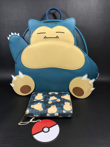 Loungefly Pokemon Snorlax Mini Backpack & Wallet | eBay