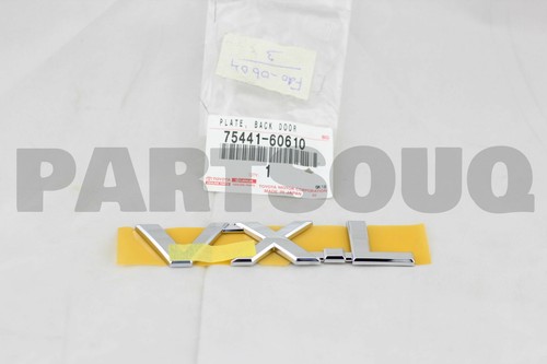 7544160610 Genuine Toyota PLATE, BACK DOOR NAME 75441-60610 | eBay