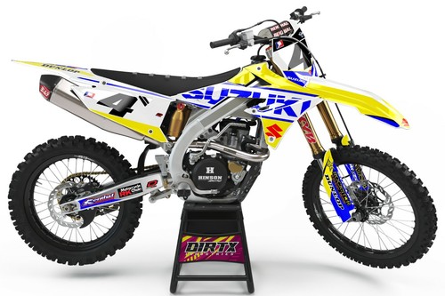 NEW DIRTX INDUSTRIES SUZUKI SIGNATURE COMPLETE GRAPHICS RM RMZ 65 85 ...
