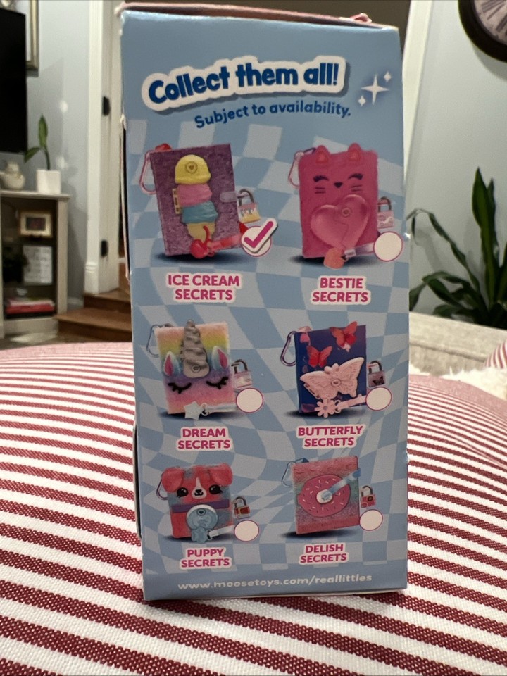 Real Littles Journals Ice Cream Secrets Toy Journal w/ (4) Surprise ...
