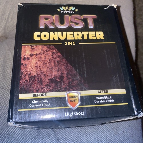 2-in-1 Rust Converter & Metal Primer Black Rust Inhibitor Paint for 35 ...