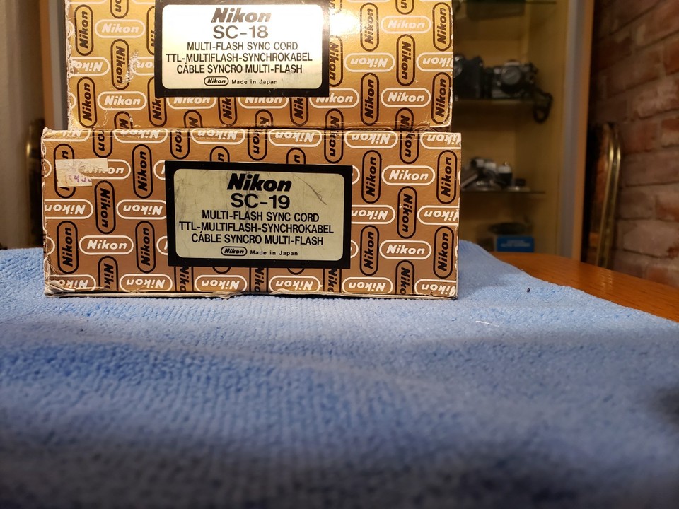 Nikon SC-18 and SC-19 Multi-Flash Sync Cord with in structions | eBay