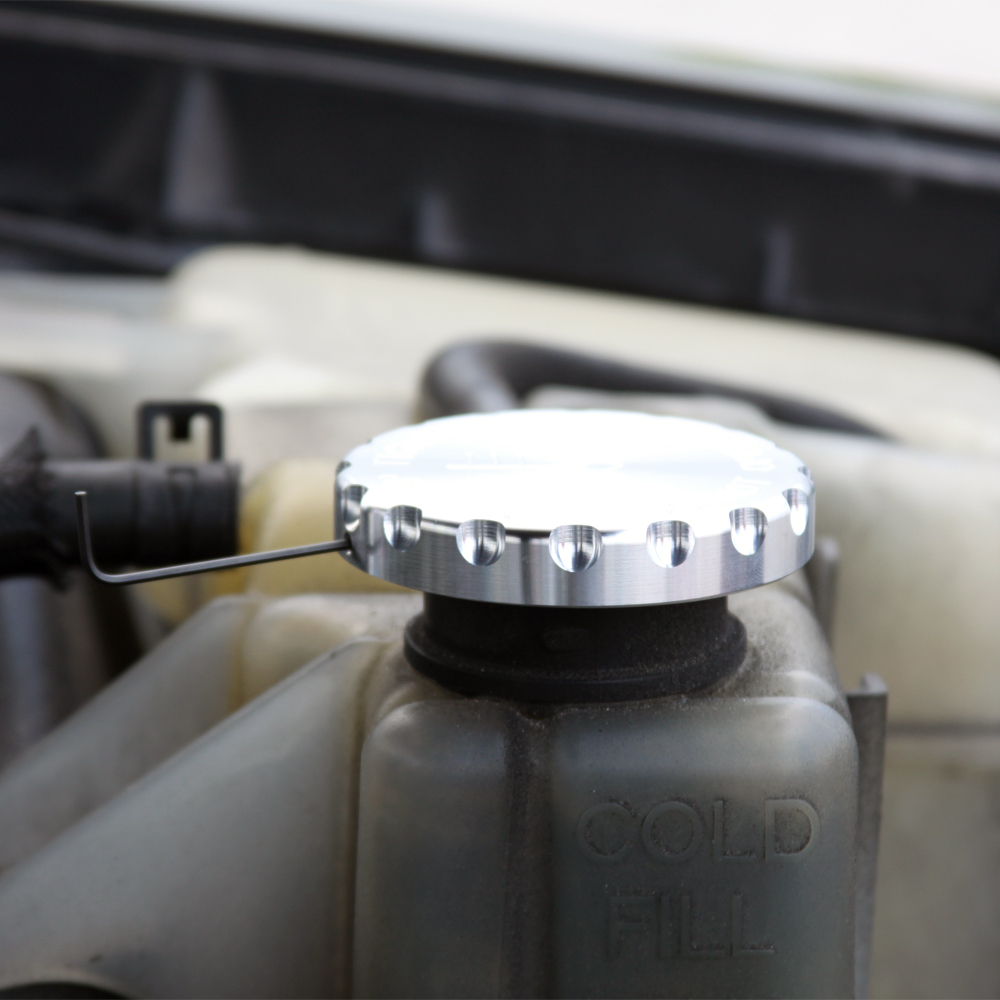 BILLET RADIATOR CAP COVER ENGRAVED SILVER FITS 2005-2018 DODGE CHRYSLER ...