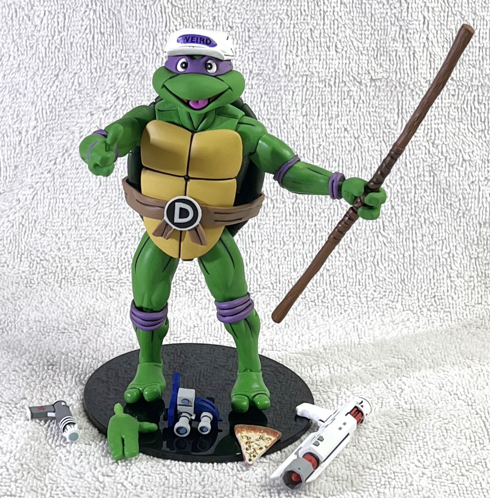 DONATELLO • CARTOON VERSION w/EXTRAS • NECA TEENAGE MUTANT NINJA ...