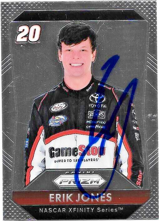 EriK Jones NASCAR Autographed / Signed Panini Prizm Card 2016 #44 | eBay