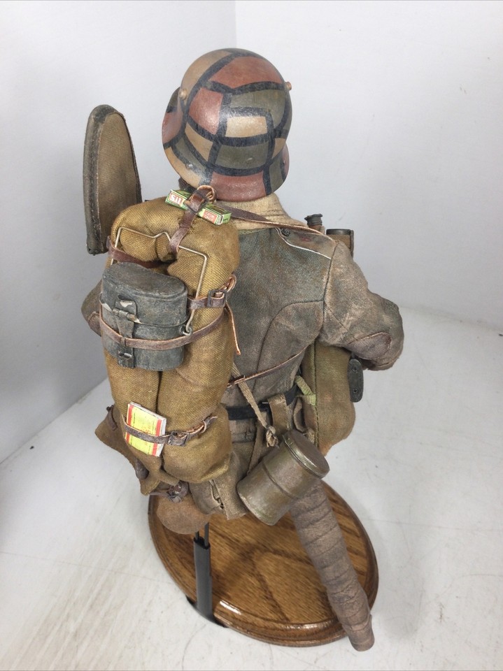1/6 CUSTOM WW1 IMPERIAL GERMAN MP-18 TRENCH RAIDER + OAK STAND 1917 DID ...