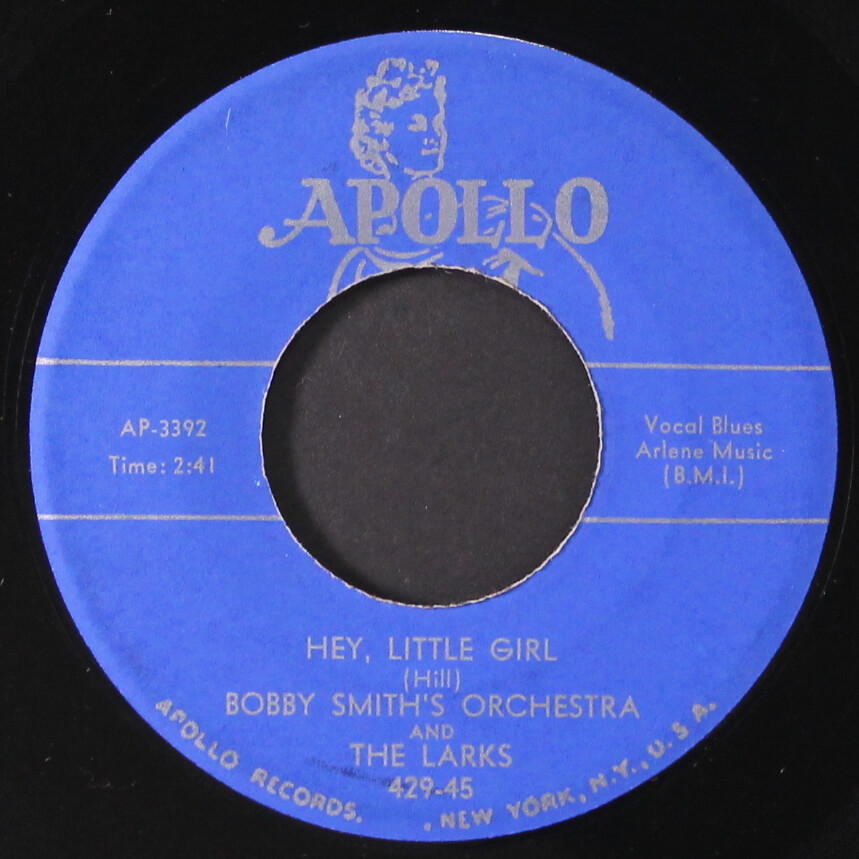 LARKS: hey, little girl / little side car APOLLO 7" Single 45 RPM | eBay
