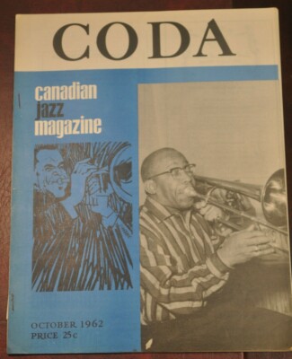 Coda Canadian Jazz Magazine, Early Vol. 5 No. 3, October 1962 | eBay