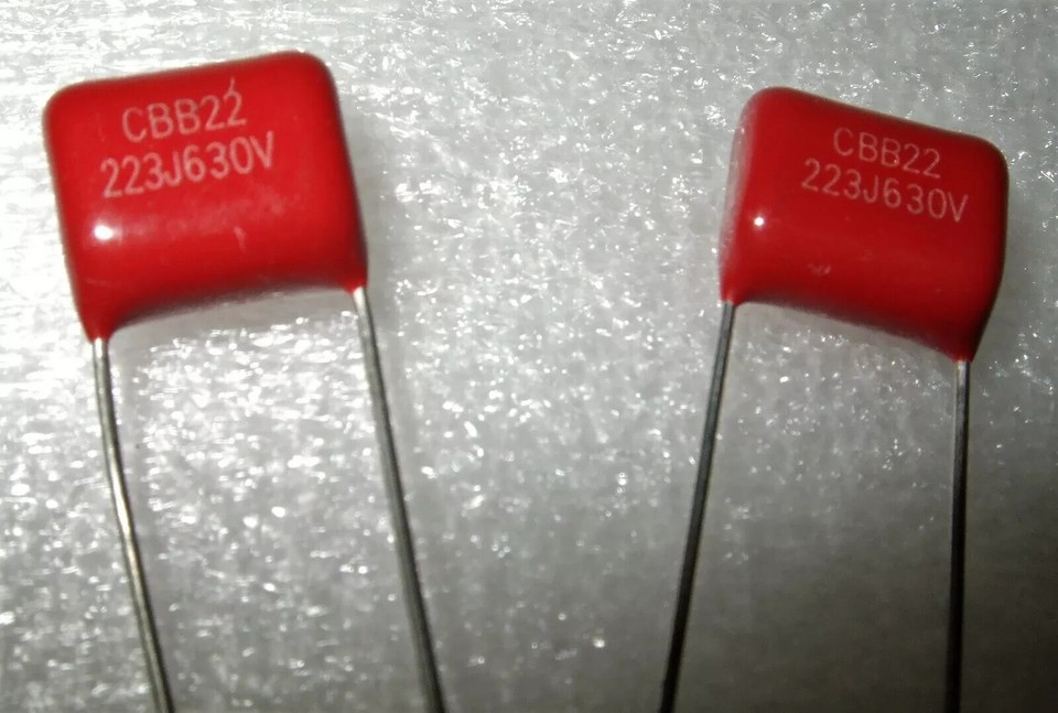 Guitar 2 X Capacitors for Tone Pot- CBB22- 223J/630V/0.022uf ...