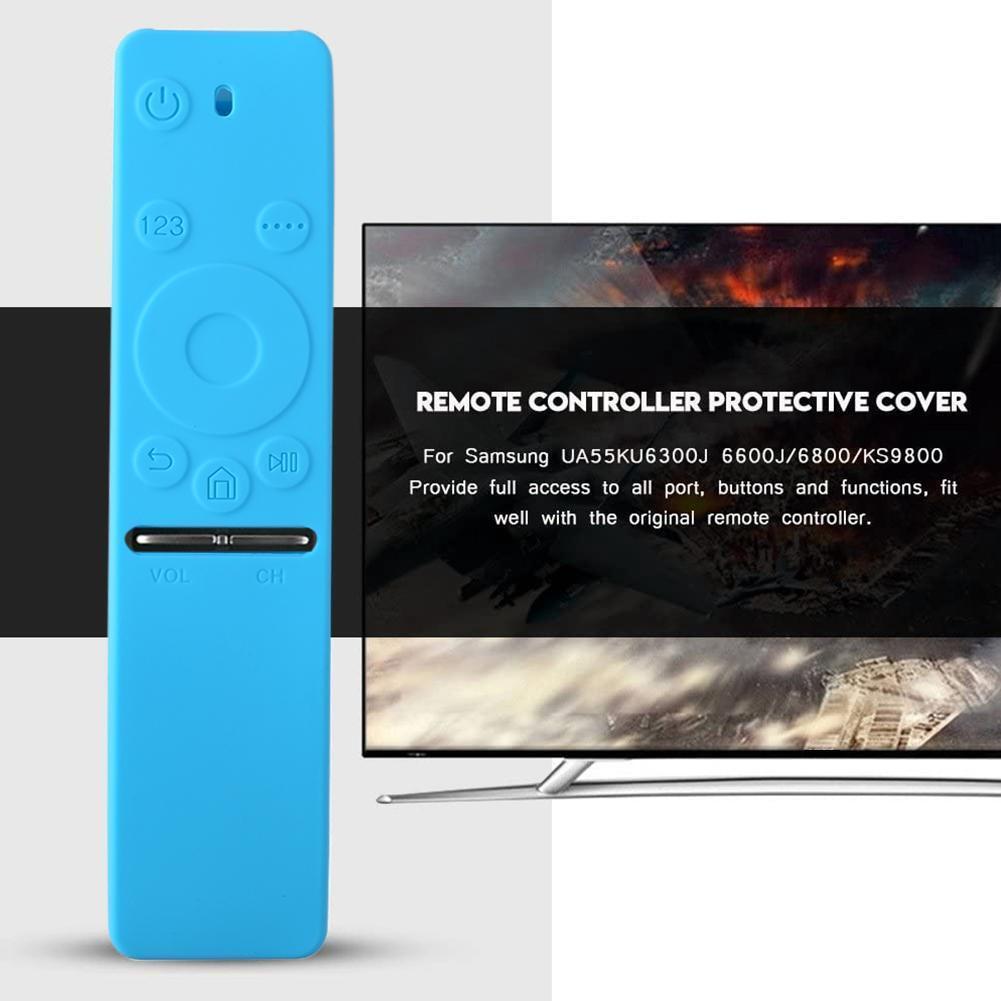NEW Silicone Shockproof Remote Control Cover for LCD TV Remote (Blue ...