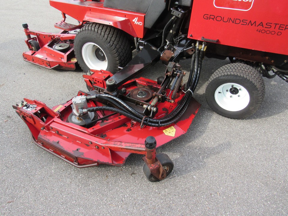 Toro 4000D Groundsmaster Batwing 11 ft Cut Rotary Lawn Mower 4 X 4 ...