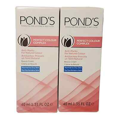 Set Of 2 Ponds Perfect Colour Complex Beauty Cream Normal to Dry Skin 1 ...