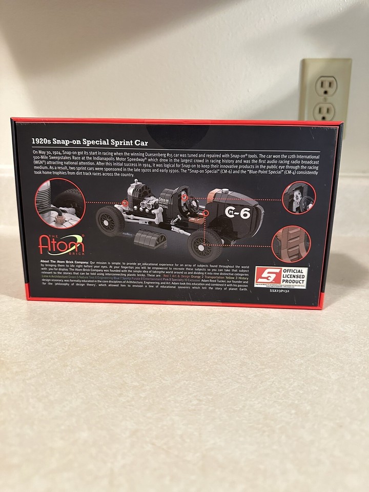 Snap-On Tools The Atom Brick Mini Bricks 1920s Snap-on Special Sprint ...