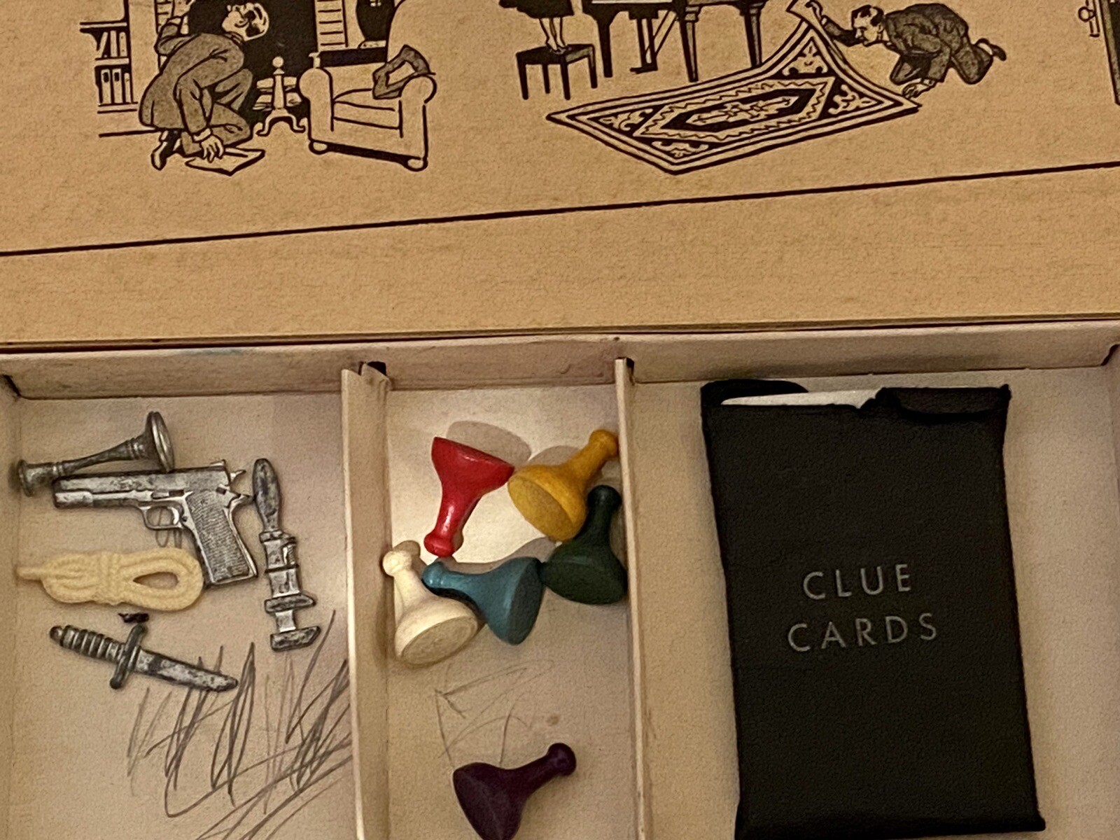 Lot of 4 Vtg CLUE Parker Bros Board Games in 3 boxes | eBay