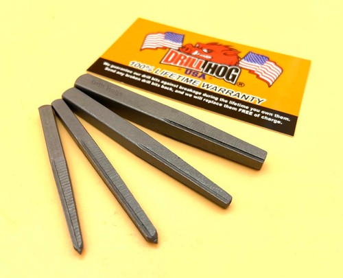 4Pc Square Easy Out Set EZOut Round Screw Extractors Straight Lifetime ...