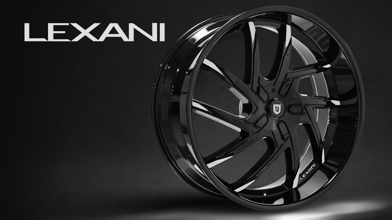 26x10 Lexani Senna Wheels Gloss Black Rims Fit Escalade Yukon Sierra ...