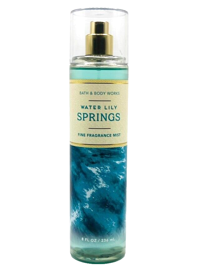 BATH & BODY WORKS WATER LILY SPRINGS FINE FRAGRANCE MIST BODY SPRAY 8 ...