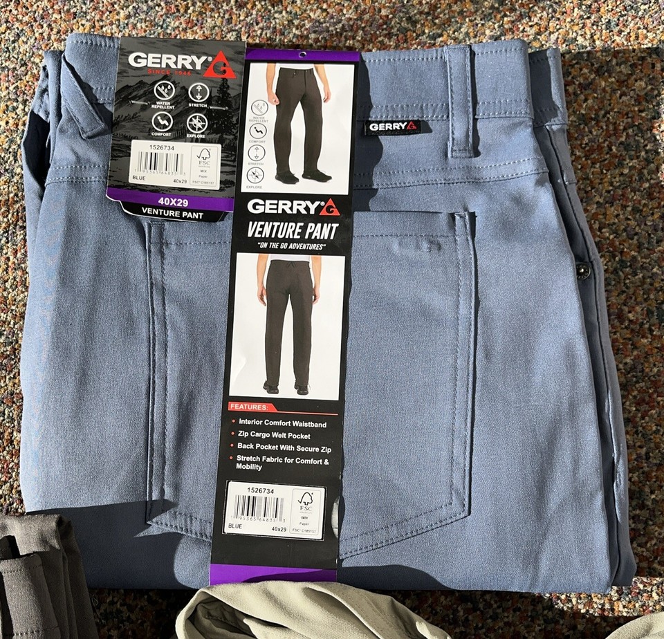 Gerry Men’s Venture Commuter Pant BLUE,GRAY,GREEN 1526734 NWT | eBay