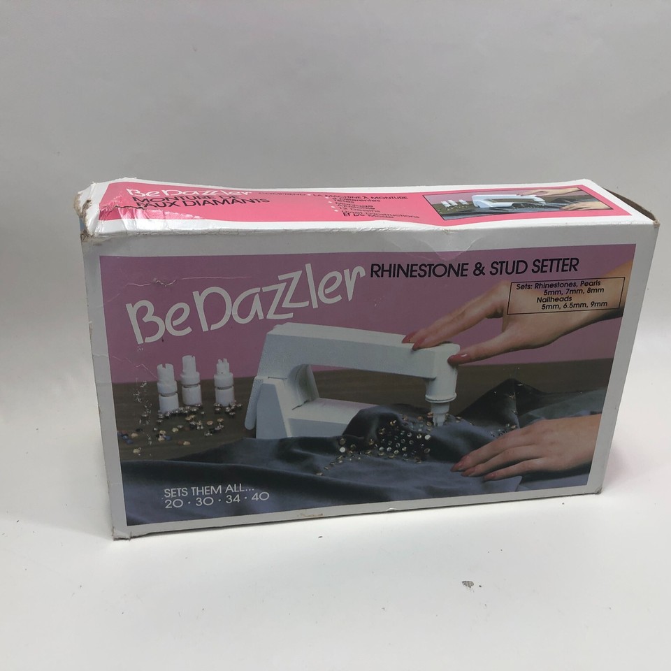 Bedazzler Rhinestone And Stud Setter Vintage Original Box | eBay