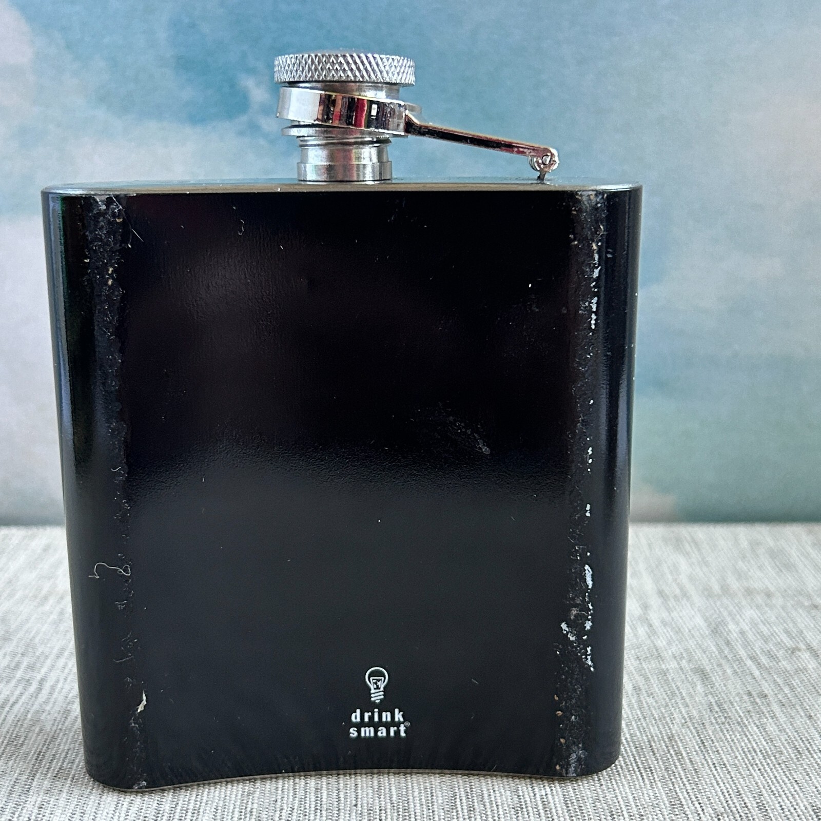 Vintage Jim Beam Kentucky Fire Bourbon Flask Drink Smart Flames ...