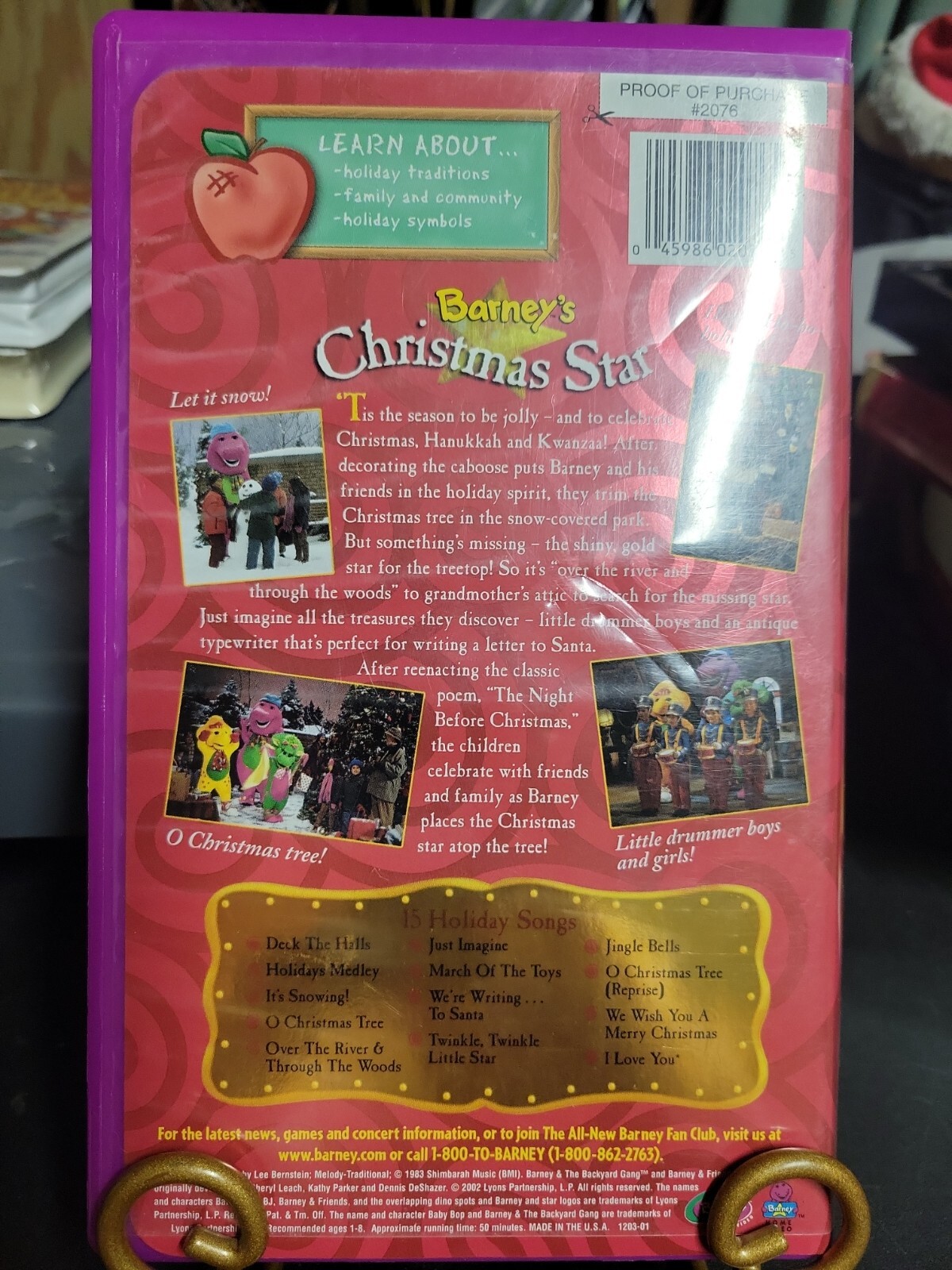 Barneys Christmas Star (VHS, 2002) 45986020765| eBay