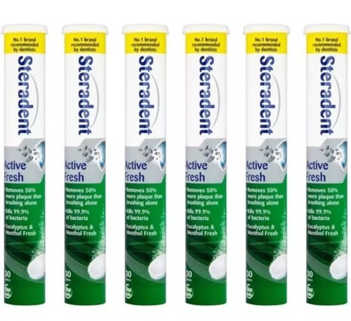 Steradent Tablets Active Fresh 30 x 6 | eBay UK
