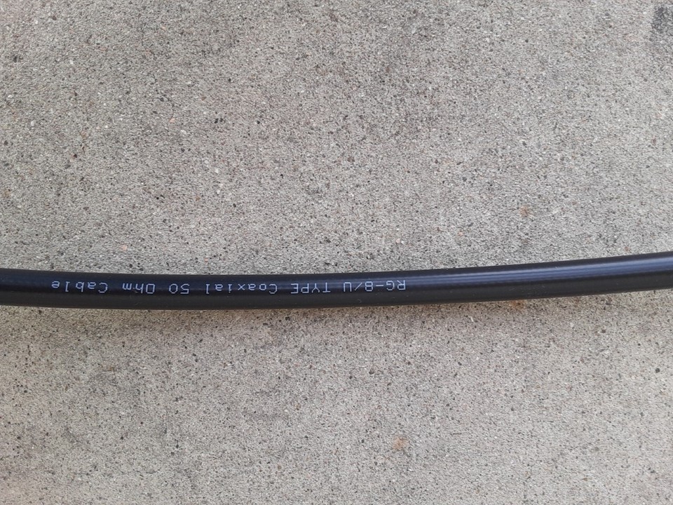 RG-8/U Real Copper Coax Cable 330ft | eBay