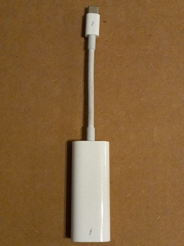 GENUINE Original Apple USB-C to Thunderbolt Adapter A1790 White | eBay