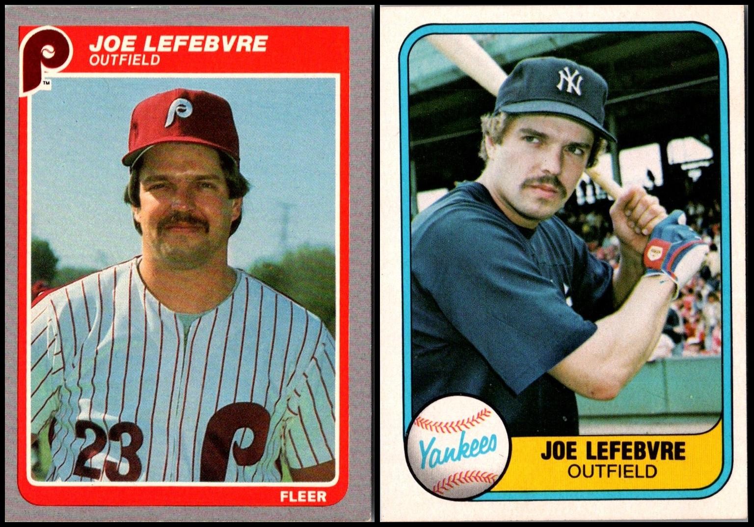 Fleer Joe Lefebvre (2) Card Lot - EXCLUSIVE – BE AMONG THE FIRST TO OWN ...