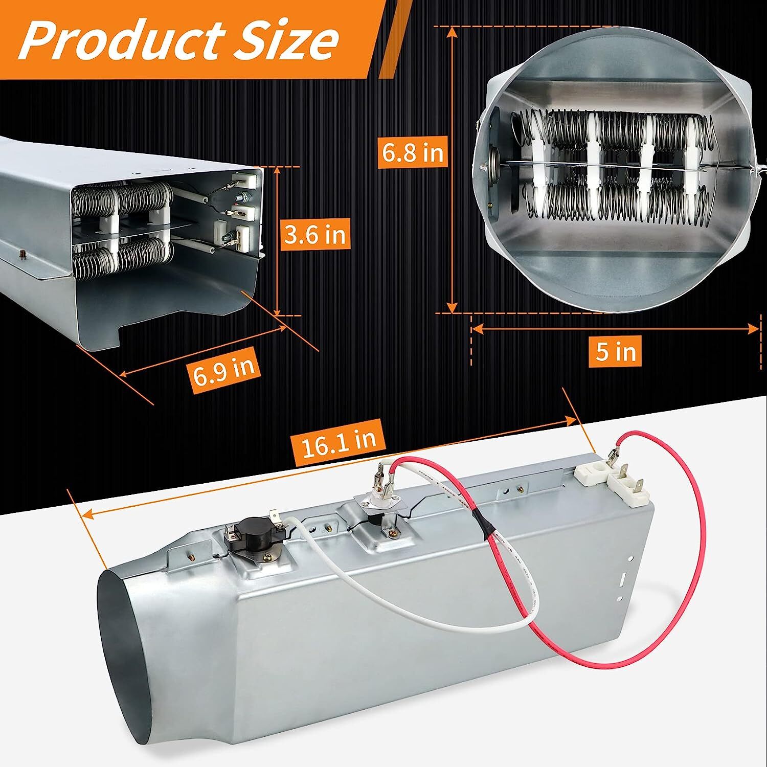 Dryer Heating Element For LG DLEX2501W DLE5977S DLE5977W DLE7177RM | eBay