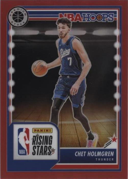 2023-24 Panini Nba Hoops Premium Stock - Rising Stars Chet Holmgren ...