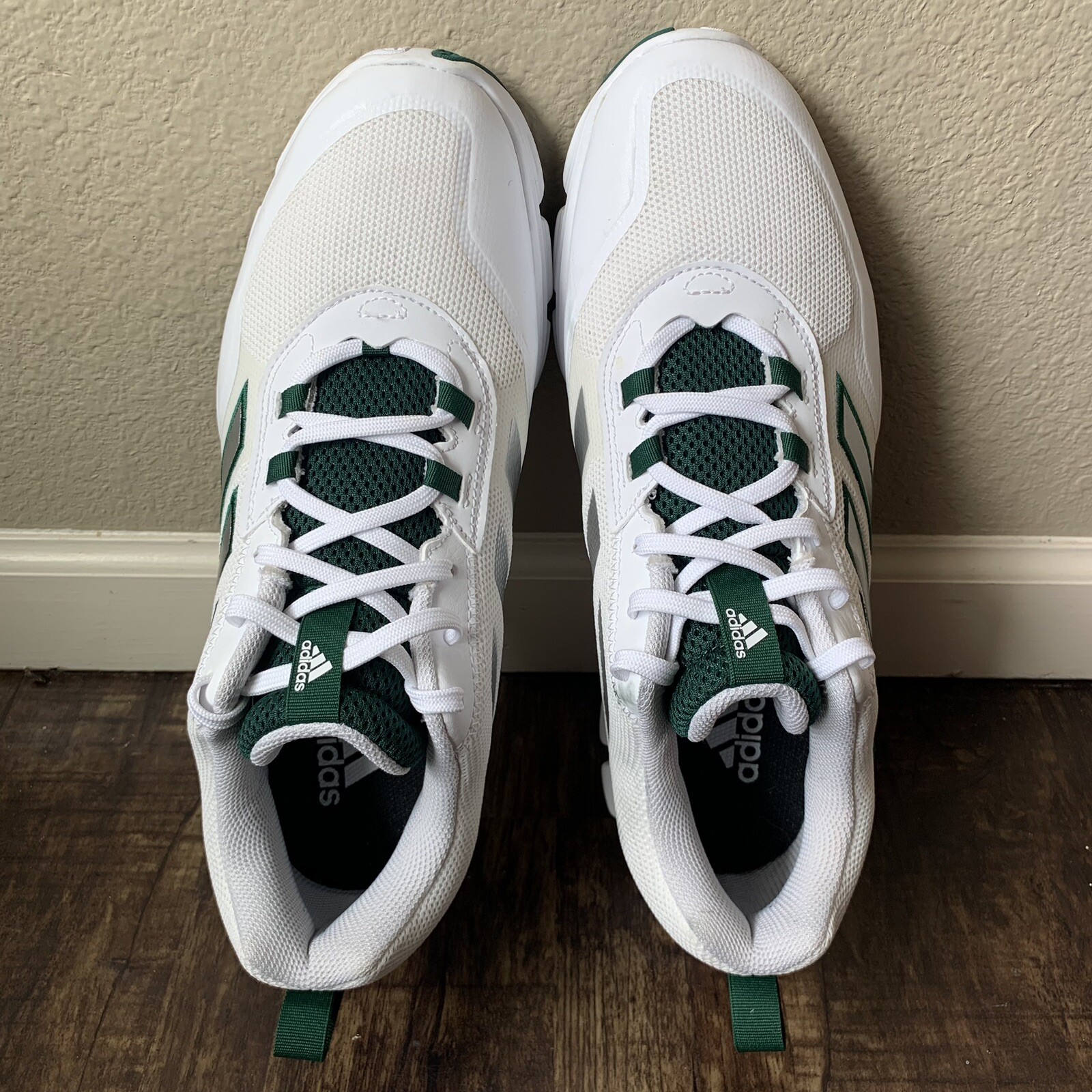 Adidas Speed Trainer 5 Dark Green/White Shoes - Size … - Gem