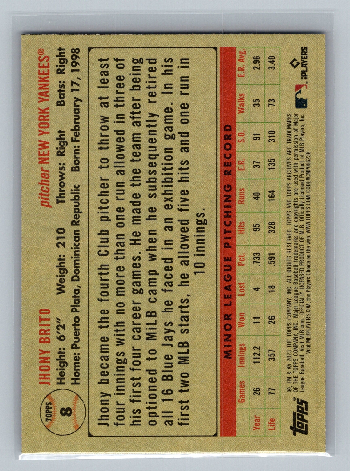 2023+Topps+Archives+-+1956+Topps+%238+New+York+Yankees+%28RC%29 for ...