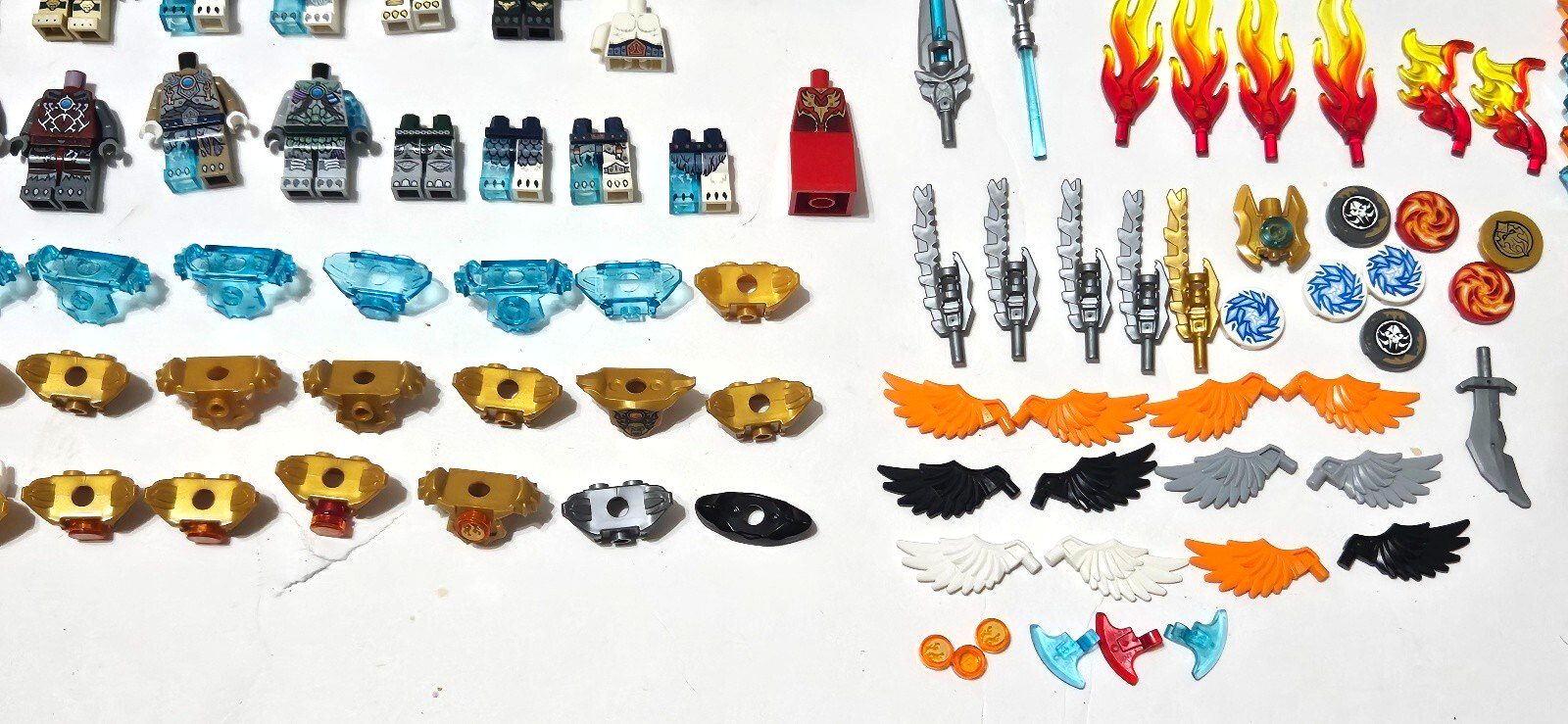 Lego Chima Minifigure Lot Minifigures Weapons Masks Accessories | eBay