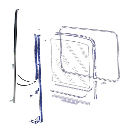 Division Bar Assembly Stainless Steel Polished Pair F-100 1956 | eBay