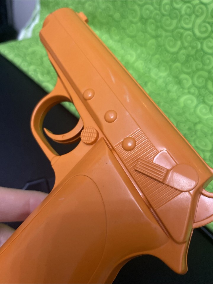 Sega Genesis Third Party Panther Light Gun Wired Controller Orange ...