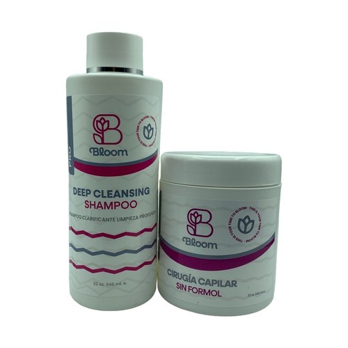 BLOOM - Two Step - deep cleansing shampoo - hair surgery - moisturize - 32oz | eBay