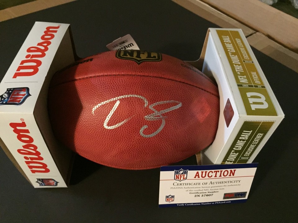 Devin Singletary Autographed Signed NFL " Duke " Football - PSA | eBay