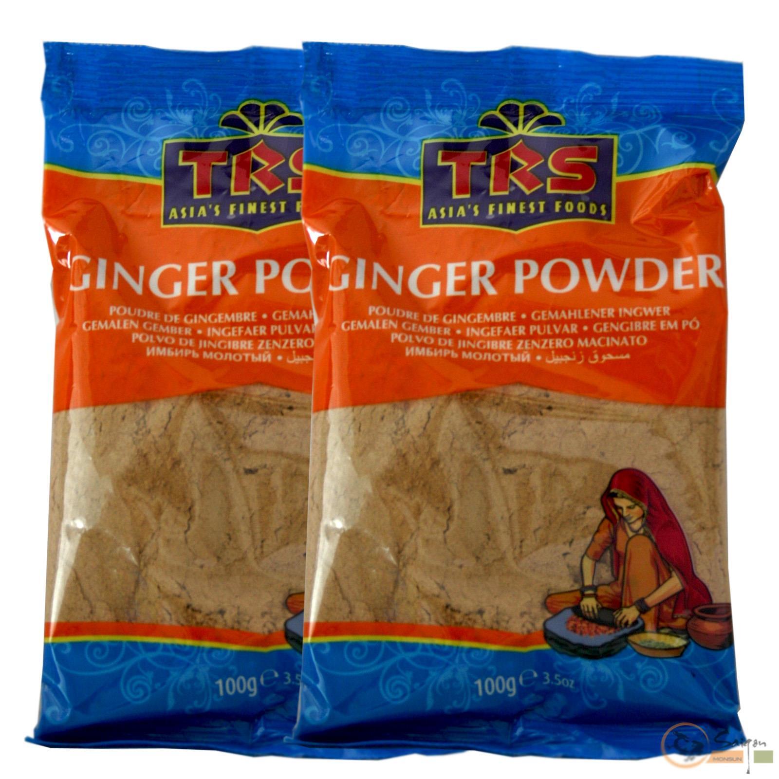 2x100g TRS Ingwerpulver Ingwer Pulver gemahlen Ginger Powder Ingwer ...