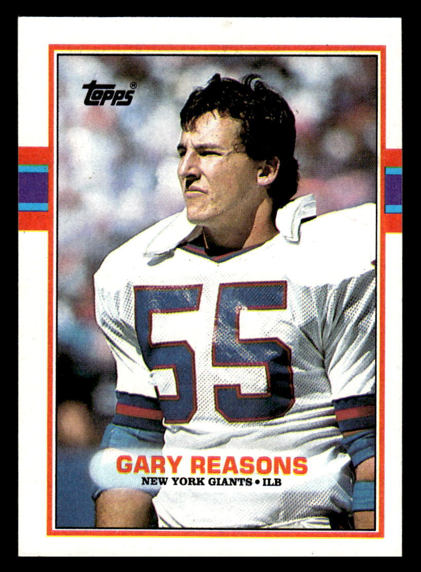 1989 Topps Gary Reasons #180 New York Giants Football Card | eBay