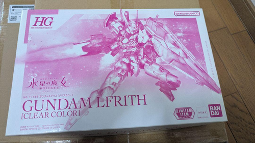 Bandai HG 1/144 Gundam Lfrith Clear Color The Witch from Mercury Model ...