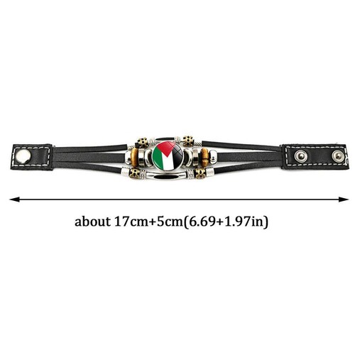 Free Palestine Braided wrist band / bracelet Palestinian flag Gaza PLO ...