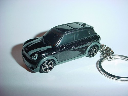 3D BLACK MINI COOPER COUNTRYMAN CUSTOM KEYCHAIN KEY keyring ornament ...