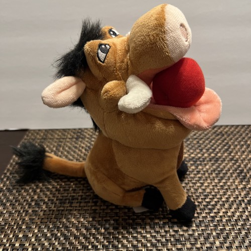 Disney Store The Lion King Luau Pumba With Apple Warthog Plush Stuffed ...