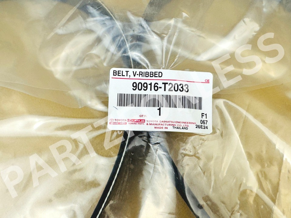 90916-T2033 TOYOTA GENUINE BELT, V-RIBBED OEM 90916T2033 | eBay
